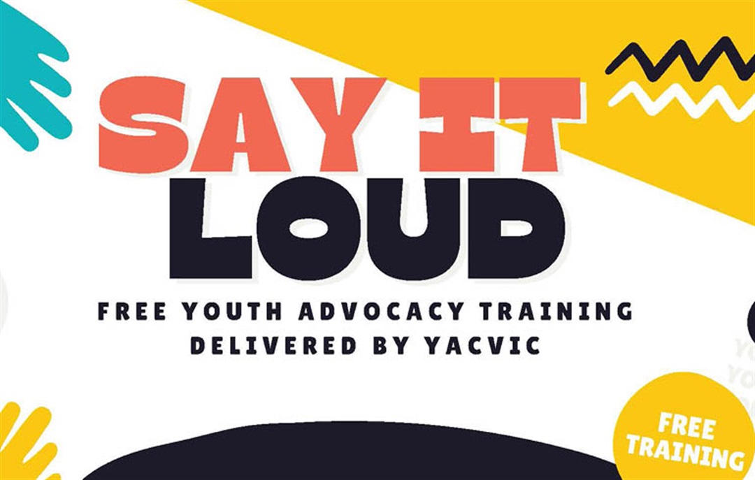 Say it loud training | Monash Youth Services